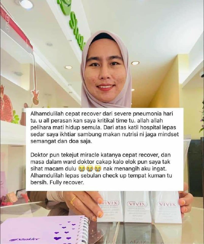 Kenapa Vivix Bagus Untuk Pnemonia ? – VIVIX RES-V SHAKLEE